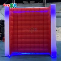 China Custom Inflatable LED Photo Booth 210D Oxford Cloth for Weddings Events for sale