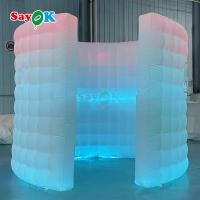China 360 Inflatable Photo Booth Wall 9.84ft x 7.87ft Portable LED Enclosure for Events for sale