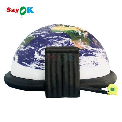 China 100% Blackout Flame Retardant Inflatable Planetarium Dome 6m Diameter 30-35 Person Capacity for sale