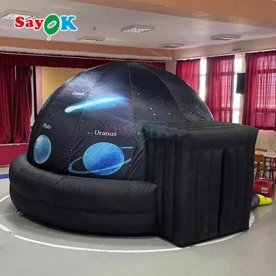 China Sayok 100% Blackout Flame Retardant 6m Inflatable Planetarium Dome Tent for School Astronomy Education for sale