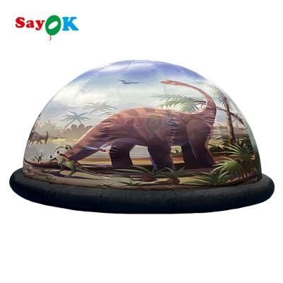 China Sayok 6m Inflatable Planetarium Dome 100% Blackout Projection Fabric for Schools Outdoor Events for sale