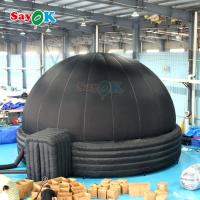 China Sayok 100% Blackout Inflatable Planetarium Dome 8m with Professional Projection Fabric Customizable Size for Schools Events for sale