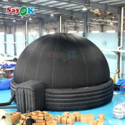 China Sayok 100% Blackout Inflatable Planetarium Dome 8m with Professional Projection Fabric Customizable Size for Schools Events for sale