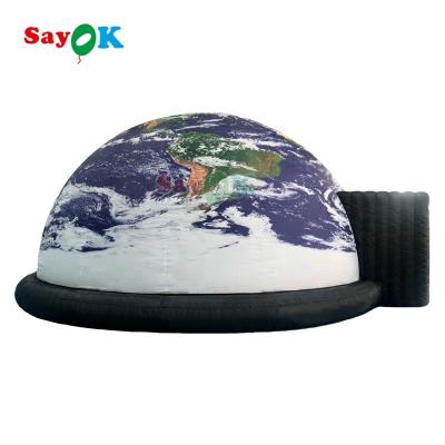 China Sayok 6m Inflatable Planetarium Dome 100% Blackout Projection Fabric CE Certified Flame Retardant for sale