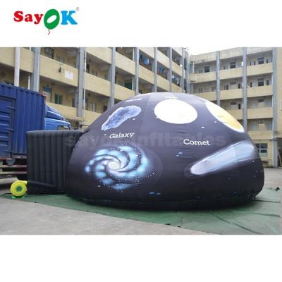 China Sayok Customizable 4m-10m Inflatable Planetarium Dome 100% Blackout Grey Projection Fabric for sale