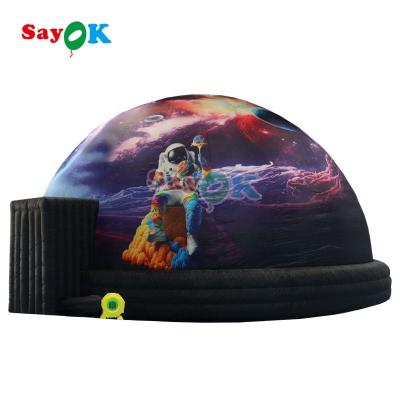 China Sayok OEM ODM Inflatable Planetarium Dome Tent 4m-10m Oxford Fabric Digital Printing for sale