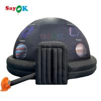 China Sayok 5m Inflatable Planetarium Dome Tent 100 Percent Blackout Portable Projection Dome for Education for sale