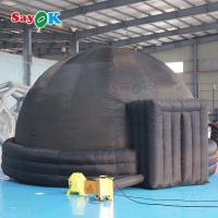 China Professional Inflatable Planetarium Dome 4m-10m Durable Oxford Fabric 100% Blackout Projection for sale
