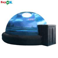 China Inflatable Planetarium Dome 4m to 10m Diameter 15-95 People Capacity Portable Projection Tent for sale