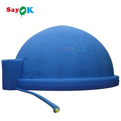 China Inflatable Planetarium Dome Tent 4m-15m Custom Size 210D Oxford Cloth with Blower for sale
