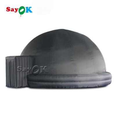 China Sayok Inflatable Planetarium Dome Tent 4m to 10m 100 Percent Blackout Flame Retardant Portable Projection Dome for sale