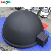 China SAYOK Portable Inflatable Planetarium Dome 5m 8m Oxford Fabric with Air Blower PVC Floor Mat for School Events for sale