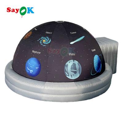 China Custom Portable Inflatable Planetarium Dome 4m-12m Flame-retardant Projection Tent for School for sale