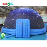 China Portable Inflatable Planetarium Dome 4m-12m 100% Blackout Flame-Retardant Fabric Free 3D Design for sale