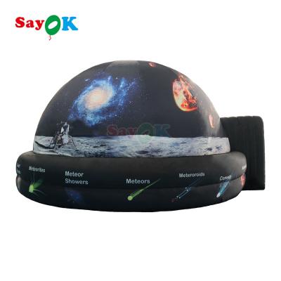 China Portable Inflatable Planetarium Dome 4m-12m 100% Blackout Flame-Retardant Fabric 360° Projection for sale