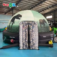 China Portable Inflatable Planetarium Dome 5m Diameter 100% Blackout Flame Retardant Fabric School Education for sale