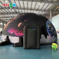 China 100 Blackout Fire Retardant Inflatable Planetarium Dome 4m to 12m for School Education for sale