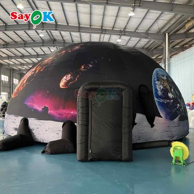 China 100 Blackout Fire Retardant Inflatable Planetarium Dome 4m to 12m for School Education for sale