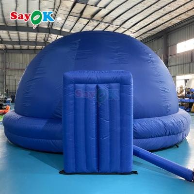 China Sayok 6m Inflatable Planetarium Dome 100% Blackout Fire Retardant Mobile Projection for sale