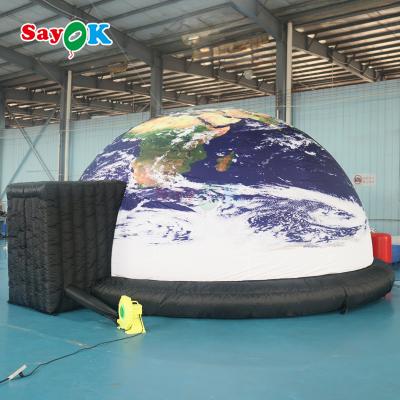 China Customizable 100% Blackout Fire-Retardant Inflatable Planetarium Dome 4m-12m for Schools for sale