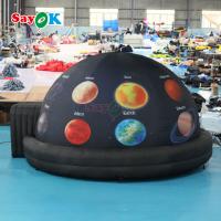 China Fire Retardant 100 Blackout Inflatable Planetarium Dome 4m to 12m for Schools for sale