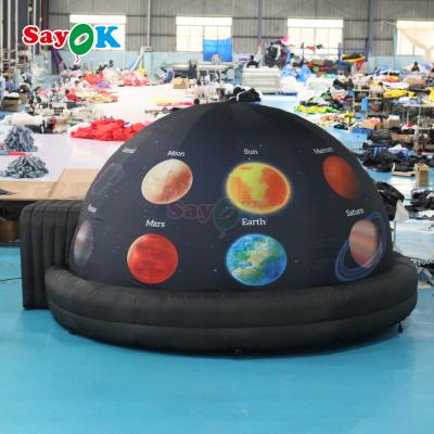 China Fire Retardant 100 Blackout Inflatable Planetarium Dome 4m to 12m for Schools for sale