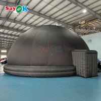 China Portable Inflatable Planetarium Dome 10m Diameter 100% Blackout Fire Retardant Fabric School Education for sale
