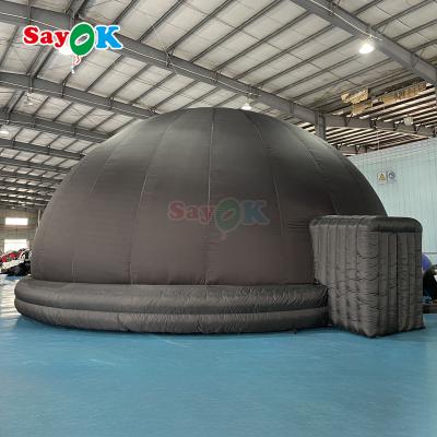 China Portable Inflatable Planetarium Dome 10m Diameter 100% Blackout Fire Retardant Fabric School Education for sale