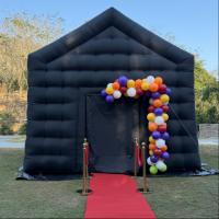 China Portable Inflatable Nightclub Tent 5.4m x 4.5m Waterproof Oxford Cloth with LED Lights for Outdoor Events for sale