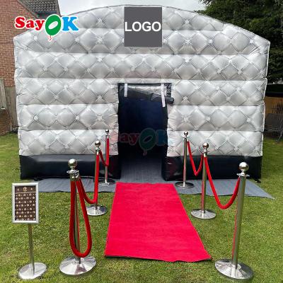 China Custom Waterproof Inflatable Disco Tent 5.4m x 4.5m Portable Nightclub for Outdoor Events for sale