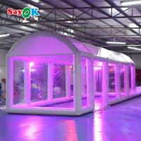 China Waterproof Flame-Retardant PVC Inflatable Pool Tent 12.3m x 3.4m for Outdoor Events for sale