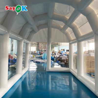 China Waterproof Flame-Retardant PVC Inflatable Pool Tent 7.9m x 3.5m for Outdoor Events for sale