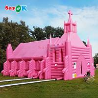China Portable Flame-Retardant Inflatable Church Tent 11m x 6m Customizable for Outdoor Weddings for sale