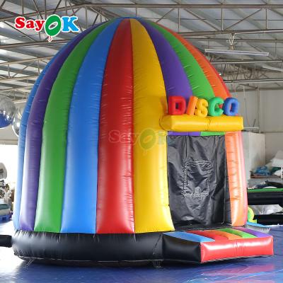 China Flame Retardant UV Resistant PVC Inflatable Disco Dome Tent 5m x 4m x 3.8mH for Outdoor Events for sale