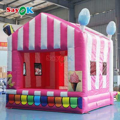 China Custom Inflatable Popcorn Stand Tent 3.6m x 3.6m Waterproof PVC for Outdoor Events for sale