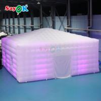 China Portable LED Inflatable Air Tent 10m x 10m with Durable 210D Oxford Cloth for Outdoor Events for sale