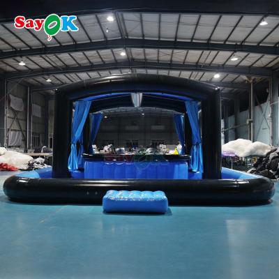 China Customizable Inflatable Pool Bar 8m x 8m x 4mH Waterproof Flame-Retardant PVC for Outdoor Events for sale