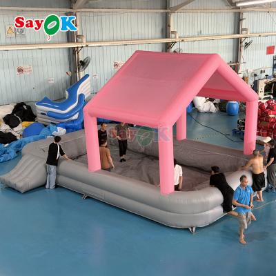 China Customizable 0.6mm PVC Tarpaulin Inflatable Pool Bar 24.6ftx14.8ftx13.1ftH Flame-Retardant Outdoor Party for sale