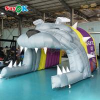 China Custom Inflatable Tunnel Tent 6x6x3m Durable 210D Oxford Cloth Portable Football Sports for sale