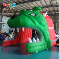 China Custom Inflatable Football Tunnel 5x4x4m Durable 210D Oxford Cloth Easy Setup for sale