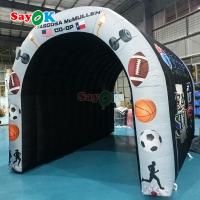 China Custom Portable Inflatable Tunnel Tent 4.6x3x3m for Outdoor Sports Football Events for sale