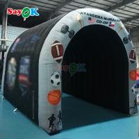 China Custom Portable Inflatable Tunnel Tent 4.6x3x3m for Outdoor Sports Football Events for sale