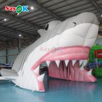 China Customized Inflatable Shark Tunnel Entrance 5x5x5m for Outdoor Pool Party Commercial Event for sale
