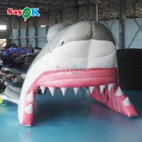 China Customized Inflatable Shark Tunnel Entrance 5x5x5m for Outdoor Pool Party Commercial Event for sale