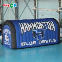 China Customized Portable Inflatable Devil Tunnel 6.7x3x3m for Outdoor Football Sports for sale