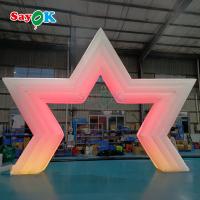 China Custom Star Inflatable LED Arch 8m x 6m for Outdoor Events and Promotions for sale