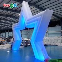 China Custom Star Inflatable LED Arch 8m x 6m for Outdoor Events and Promotions for sale