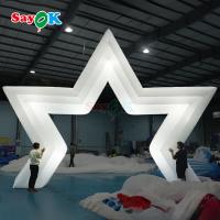 China Custom Star Inflatable LED Arch 8m x 6m for Outdoor Events and Promotions for sale
