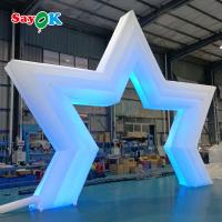 China Custom Star Inflatable LED Arch 8m x 6m for Outdoor Events and Promotions for sale