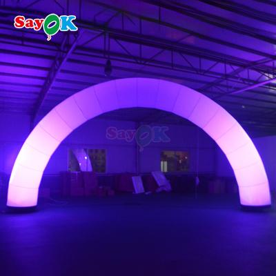 China Custom Outdoor Inflatable LED Arch 8m for Commercial Event Advertising Promotion for sale